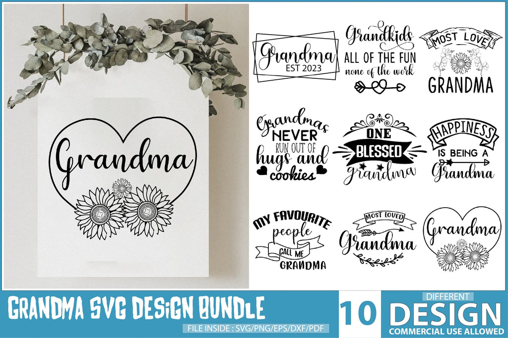 Grandma Svg Bundle - So Fontsy