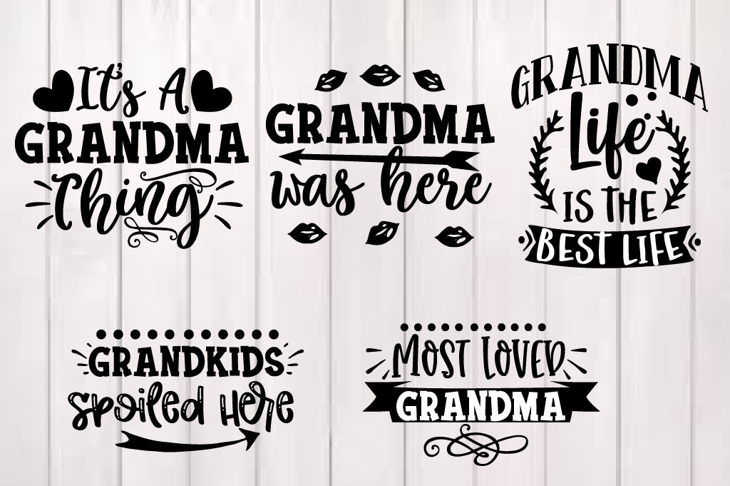 Grandma SVG Bundle - So Fontsy