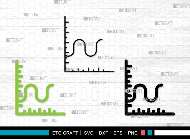 Graph Icons Monogram, Graph Svg, Stock Market Svg, Graphs, Statistics ...