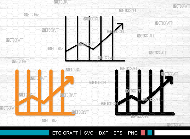 Graph Icons Monogram, Graph Svg, Stock Market Svg, Graphs, Statistics ...