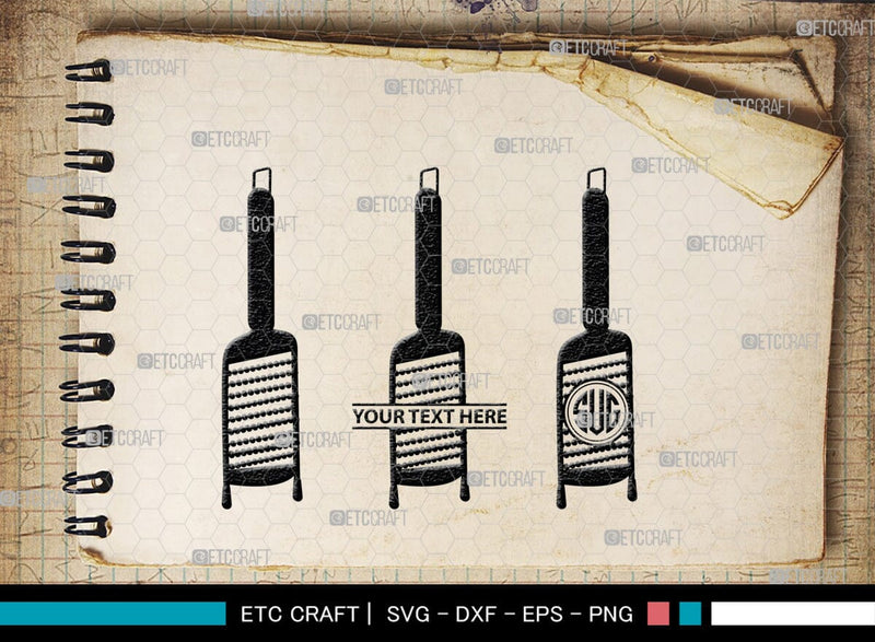 Grater Monogram, Grater Silhouette, Grater SVG, Cheese Grater Svg ...