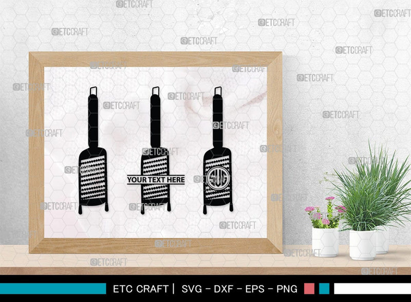 Grater Monogram, Grater Silhouette, Grater SVG, Cheese Grater Svg ...