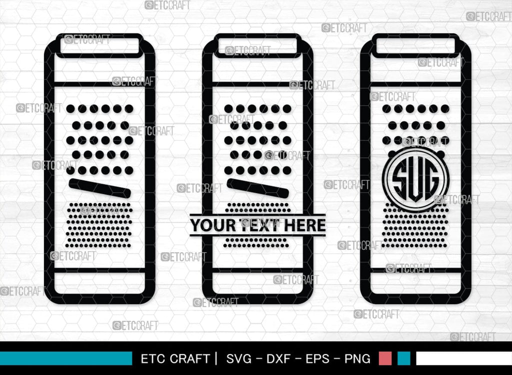 Grater Monogram, Grater Silhouette, Grater SVG, Cheese Grater Svg ...