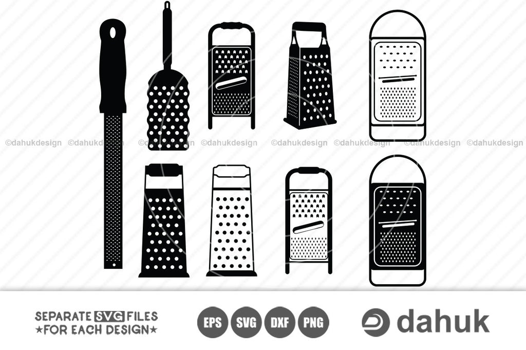 Grater svg, Grater dxf, Grater eps, Grater, SVG cut file for silhouette ...