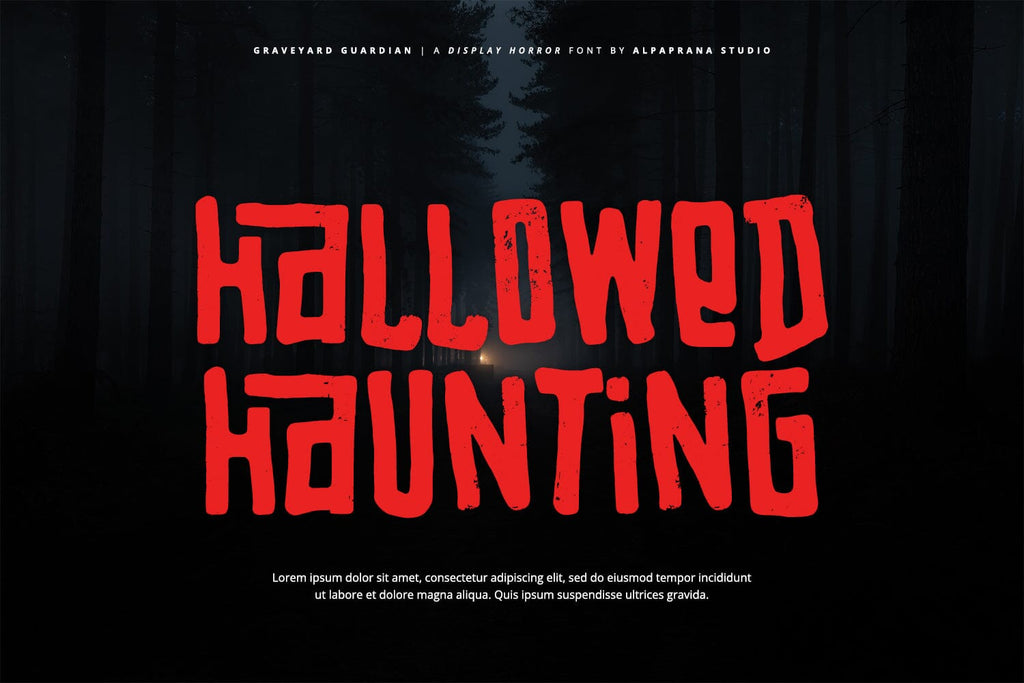 Graveyard Guardian - Display Font - So Fontsy