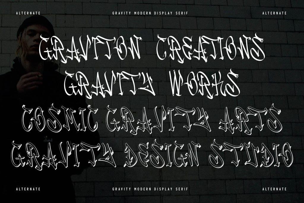 Gravity Ventore Typeface - So Fontsy