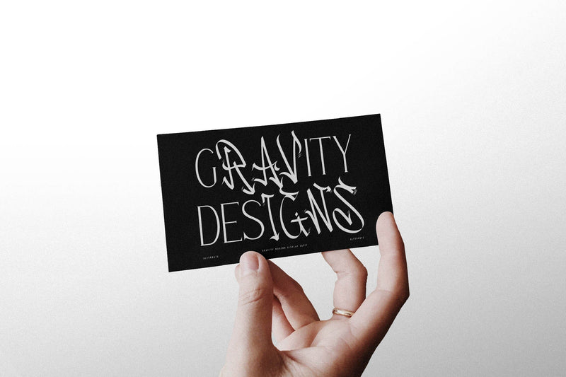 Gravity Ventore Typeface - So Fontsy