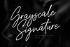 Grayscale Signature - So Fontsy