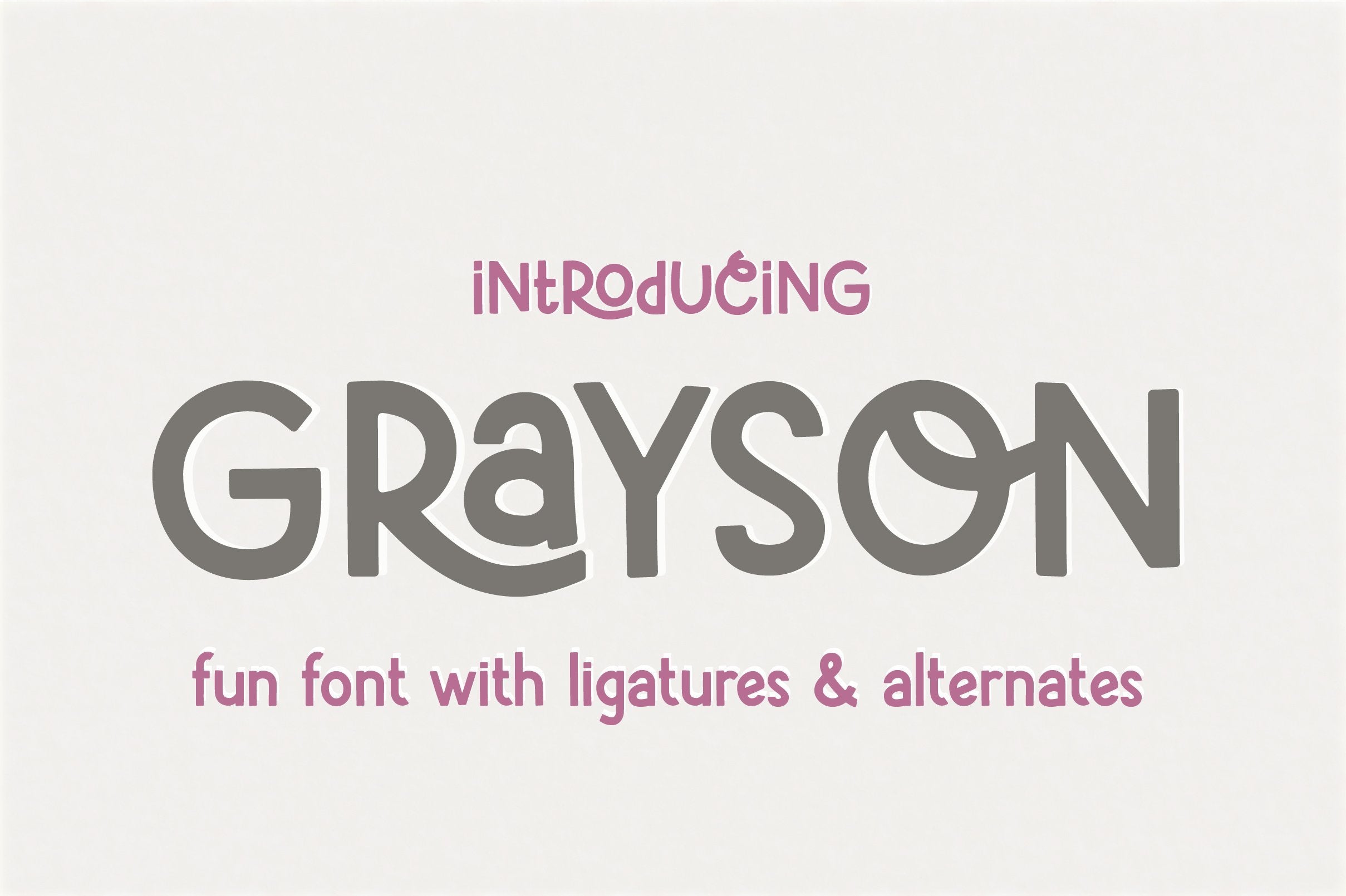 Grayson - So Fontsy