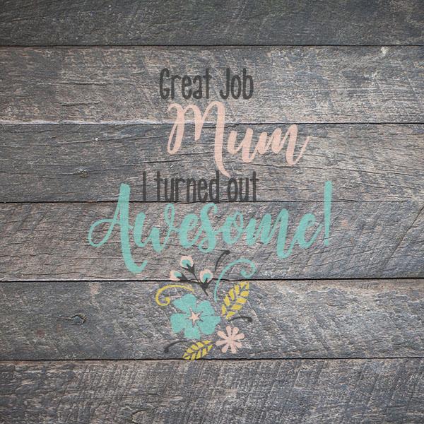Great Job Mom - So Fontsy