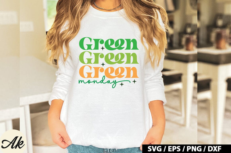 Green monday Retro SVG - So Fontsy
