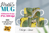 Green Yellow Marble sublimation mug bundle.5 PNG design - So Fontsy