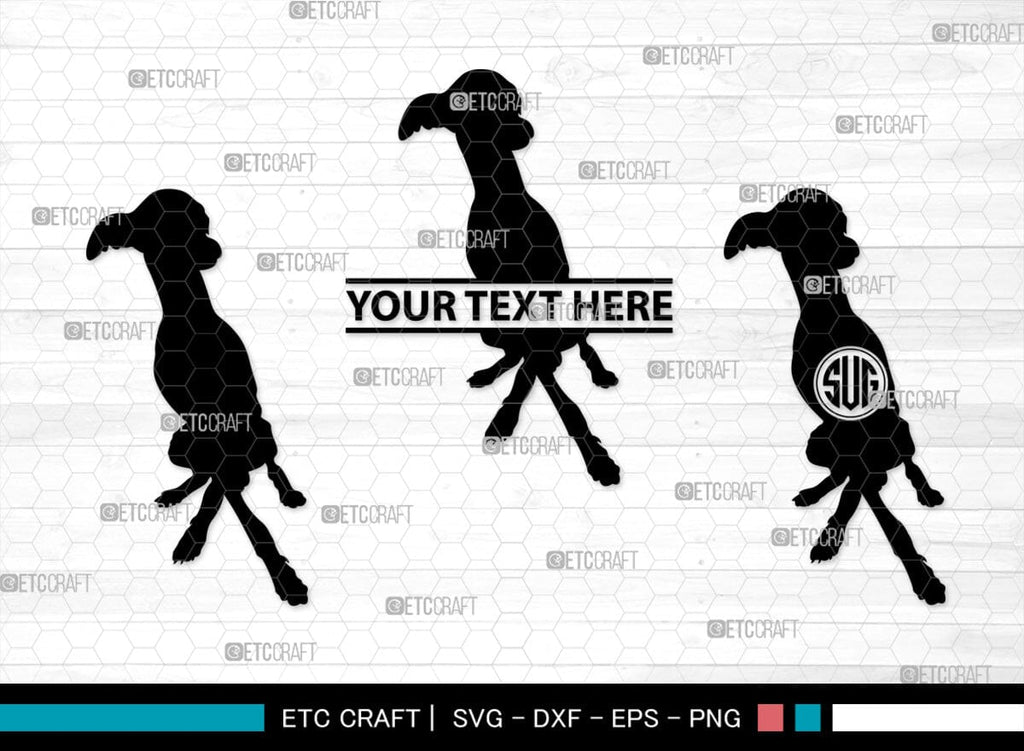 Greyhound Dog Monogram, Greyhound Dog Silhouette, Greyhound Svg, Dog ...