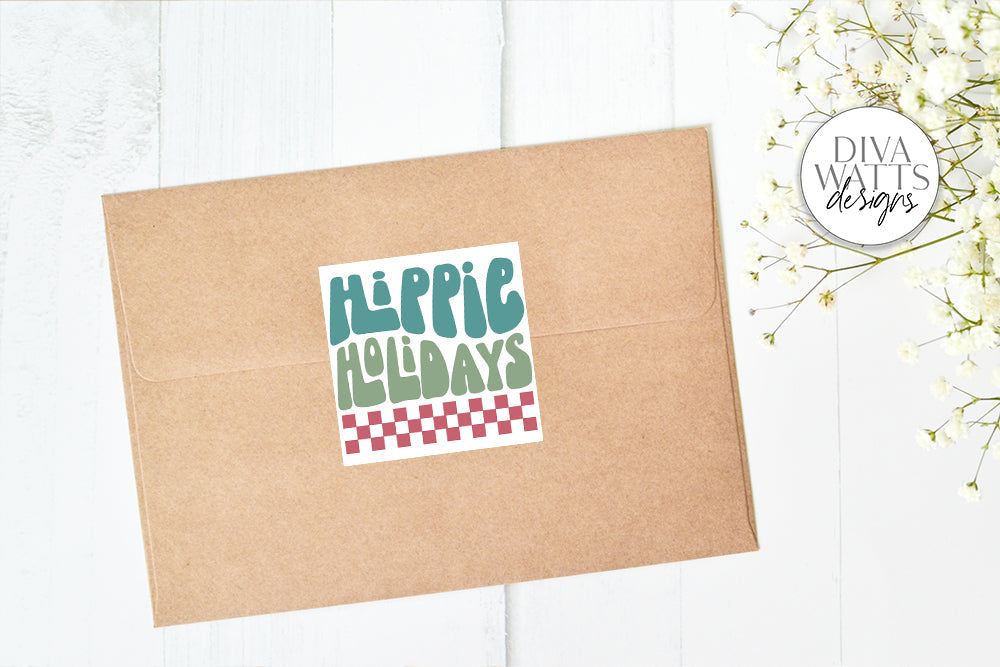 Groovy Christmas Mega Sticker PNG Bundle | 50 Designs - So Fontsy