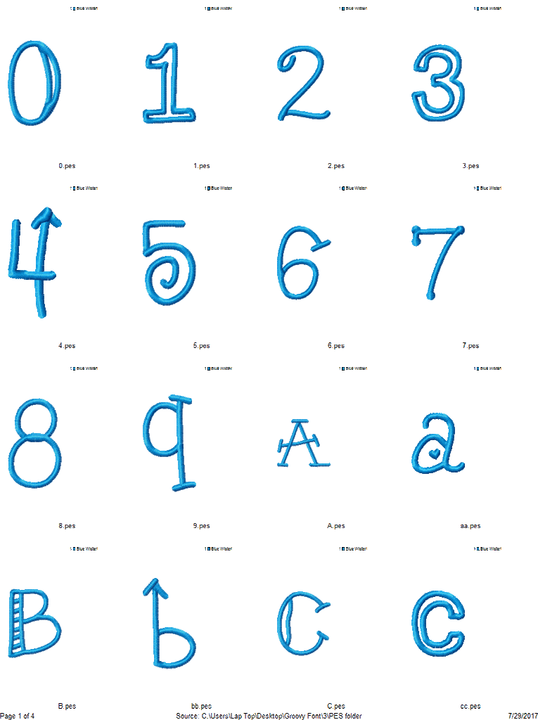 Groovy Embroidery Font - So Fontsy