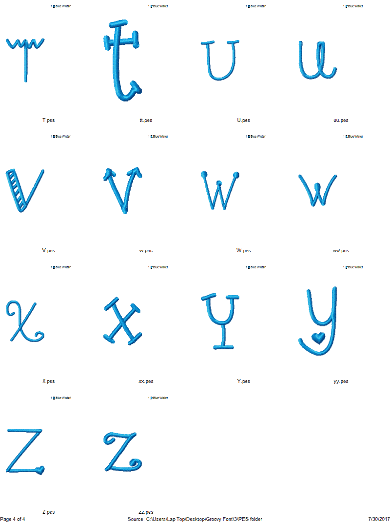 Groovy Embroidery Font - So Fontsy