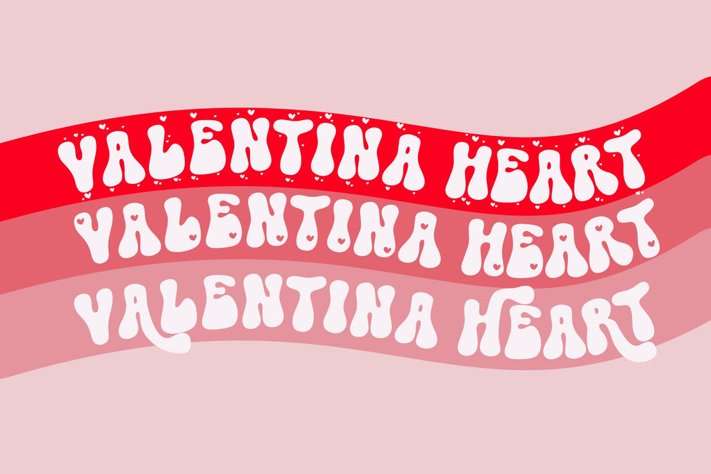Groovy Heart - Retro 70's Children Font - Jimtype Studio - So Fontsy