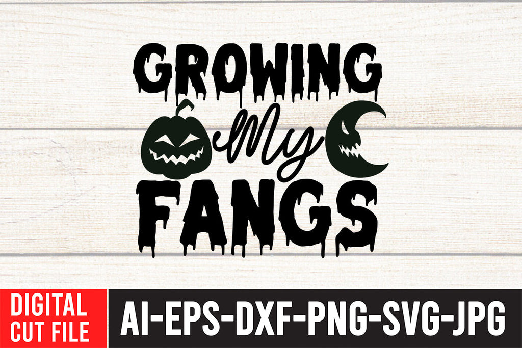 Growing my Fangs SVG Design - So Fontsy