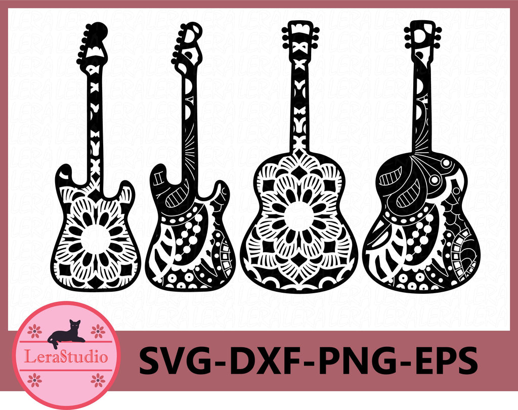 Guitar Svg - So Fontsy