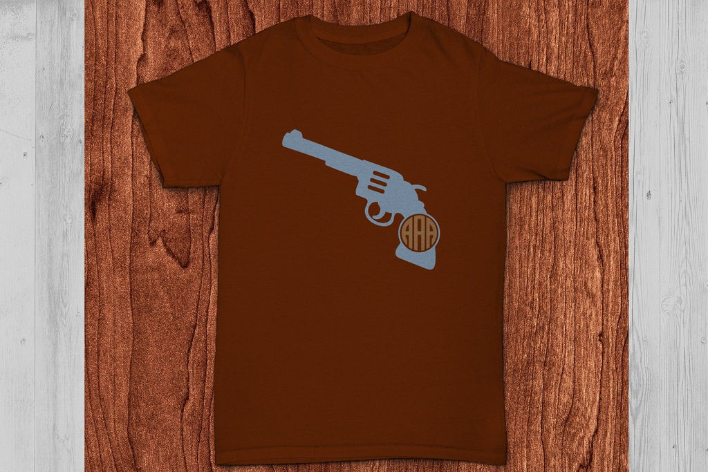 Gun Monogram| Shooting Gun SVG Cut Files - So Fontsy