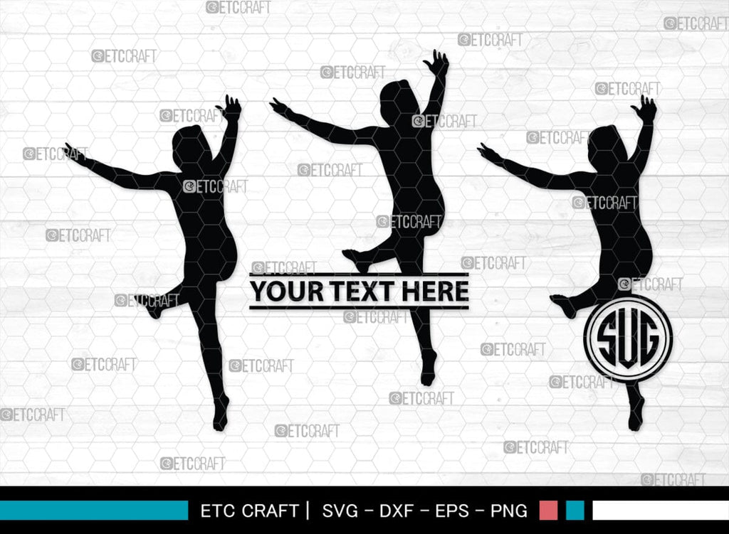 Gymnastic monogram, Gymnastic Silhouette, Gymnastics SVG, Gymnast Svg ...