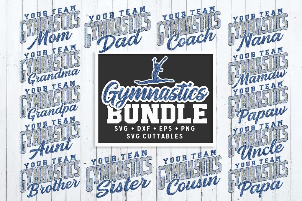 Gymnastics svg Bundle 1 - Gymnastics Cut File - Gymnastics Template Bu ...