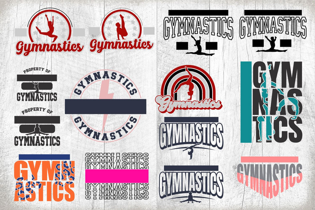 Gymnastics svg Bundle - Gymnastics Cut File - Gymnastics Template Bund ...