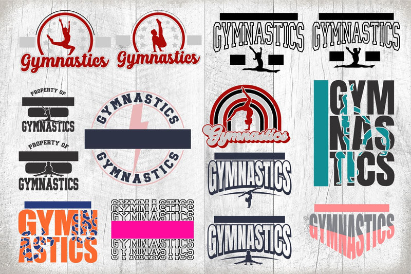 Gymnastics svg Bundle - Gymnastics Cut File - Gymnastics Template Bund ...