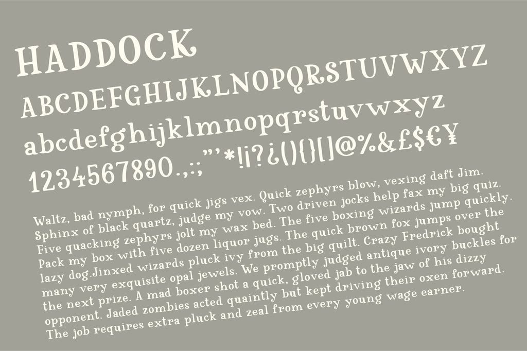 Haddock - So Fontsy