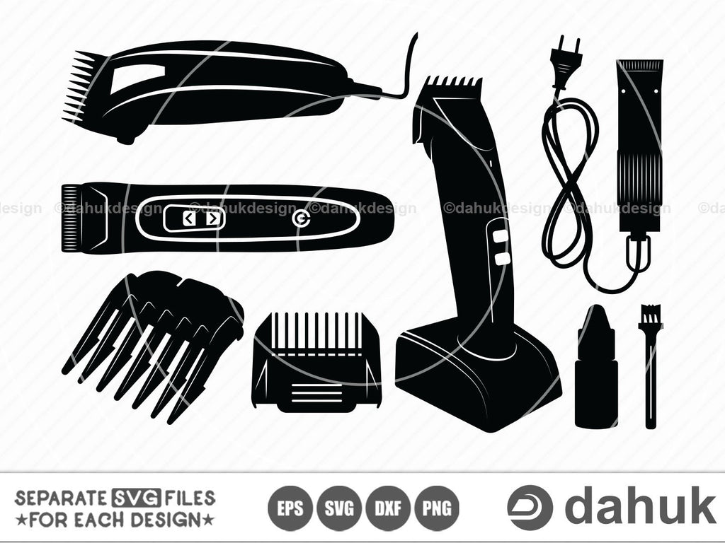 Hair cutting machine svg, Hair Salon svg, Cut file, for silhouette, svg ...