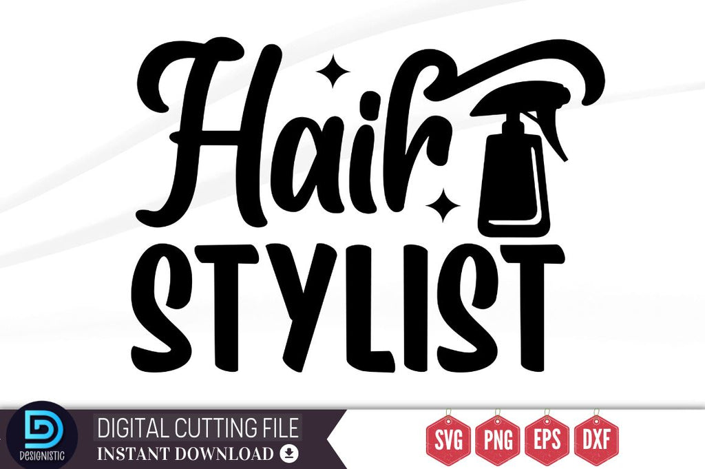 Hair stylist SVG - So Fontsy