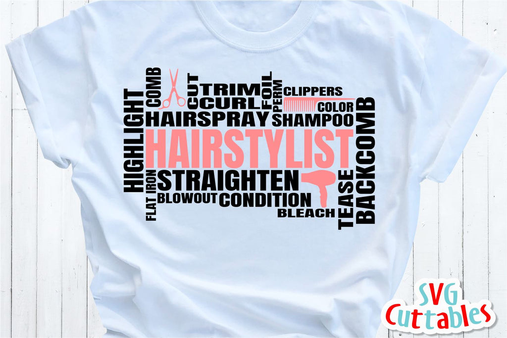 Hairstylist Word Art - So Fontsy