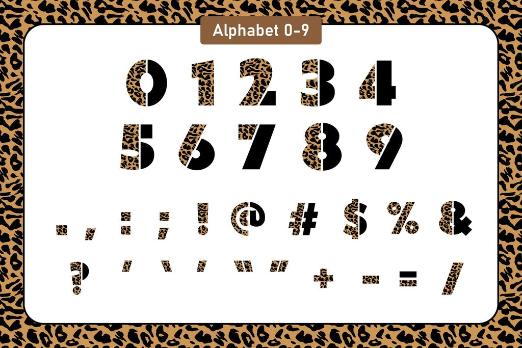 Half Cheetah Color fonts - So Fontsy