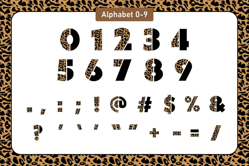 Half Cheetah Color fonts - So Fontsy