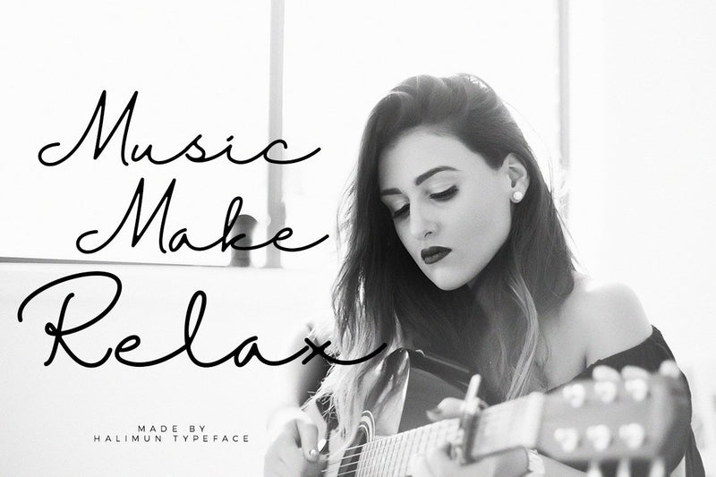 Halimun Script Style - So Fontsy