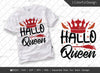 Halloqueen SVG Cut File | Crown Svg | Hallo Queen Svg | Bats Svg ...