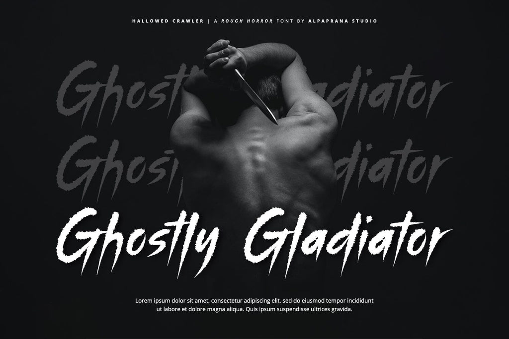 Hallowed Crawler - Rough Font - So Fontsy