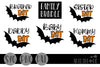 Halloween bat family bundle - So Fontsy