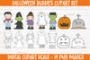 Halloween Buddies Clipart Set - Teacher Halloween Clipart - So Fontsy