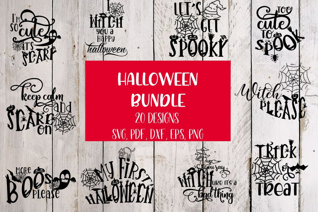 Halloween Bundle SVG Cut File - So Fontsy