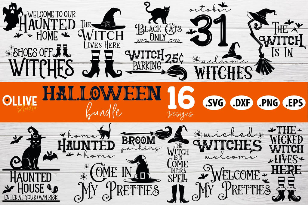 Halloween Bundle SVG | Halloween Sing Bundle SVG - So Fontsy