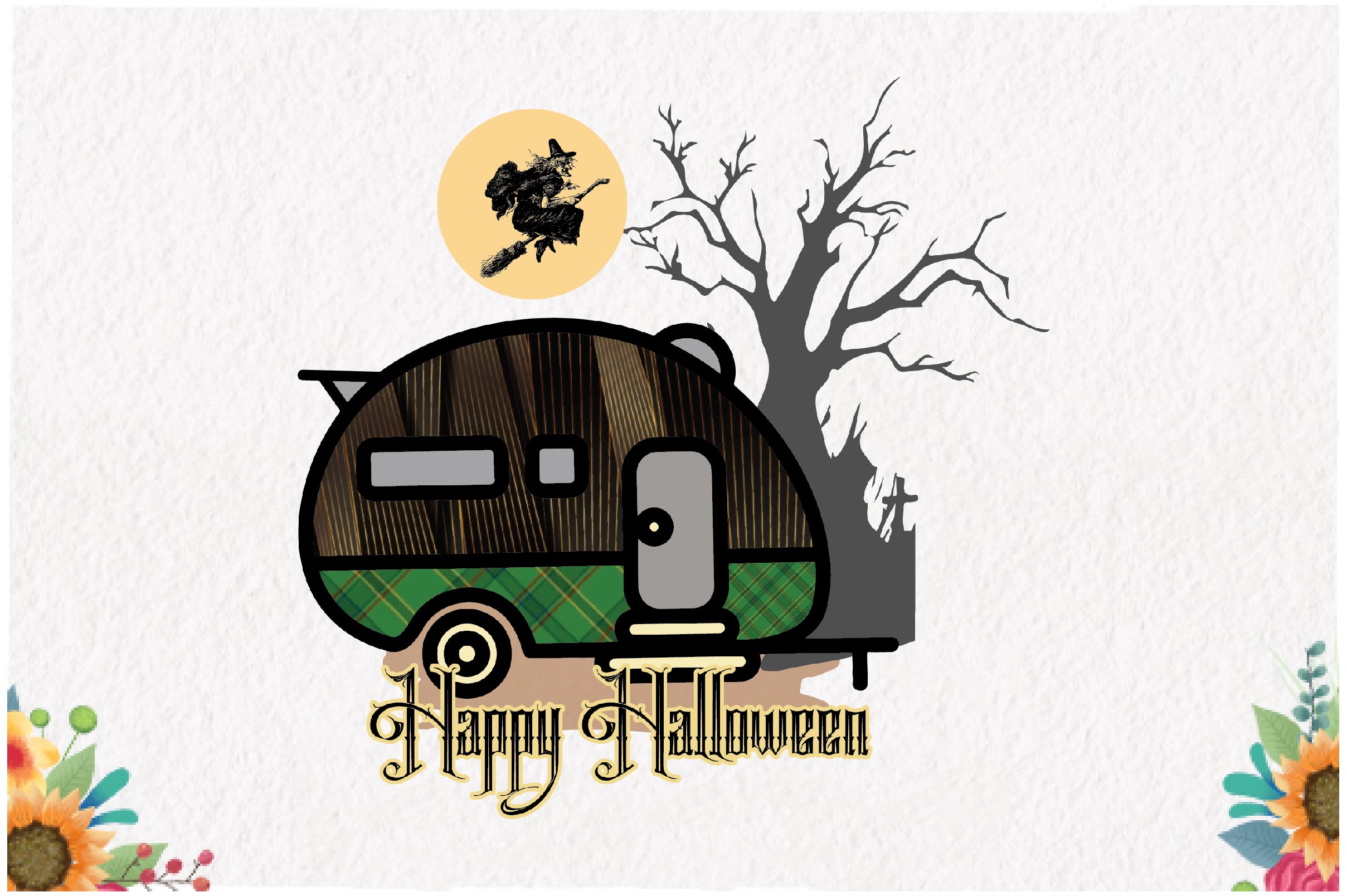 Halloween Camper Sublimation - So Fontsy