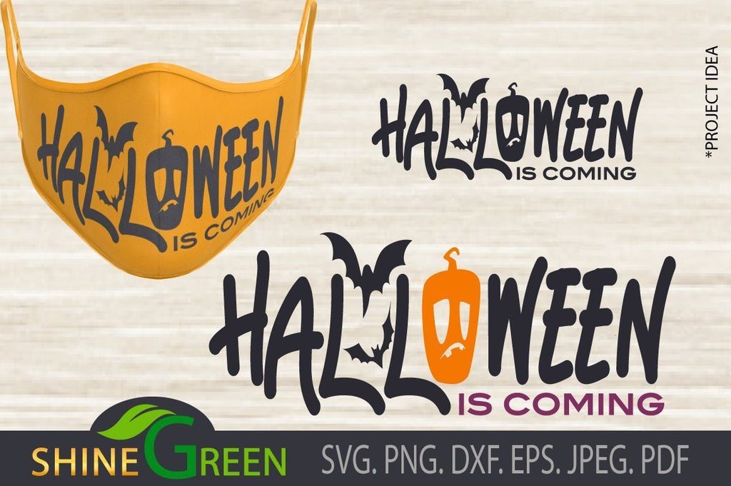 Halloween Face Mask SVG - So Fontsy