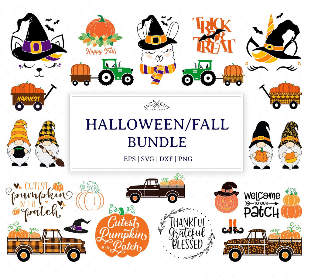 Halloween | Fall Bundle SVG cut files - So Fontsy