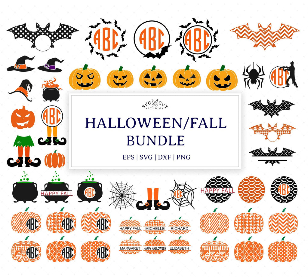 Halloween | Fall Bundle SVG cut files - So Fontsy