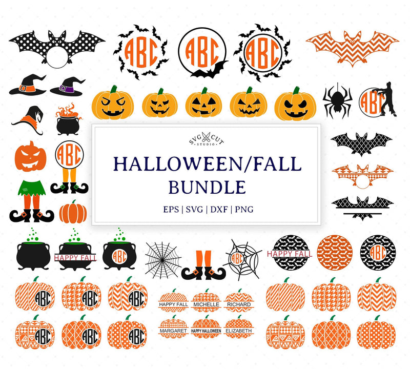 Halloween | Fall Bundle SVG cut files - So Fontsy