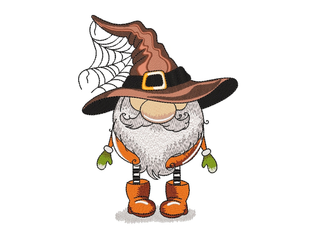 Halloween Gnome Embroidery Design - So Fontsy