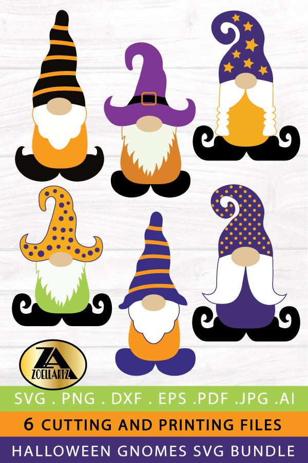 Halloween Gnome SVG Bundle Gnomes Witch Clipart for Cricut - So Fontsy