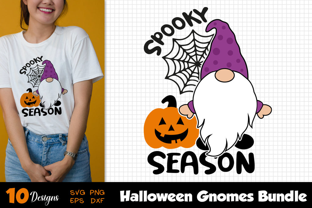 Halloween Gnomes Bundle Svg, Gnomes Svg, Halloween Svg - So Fontsy