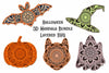 Halloween Mandala Bundle SVG - 5 Layered Mandala Designs - So Fontsy